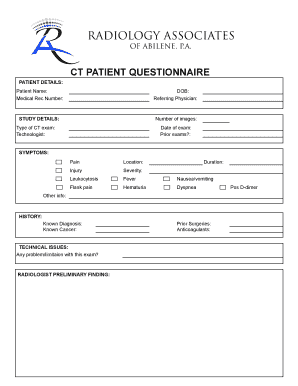 Fillable Online QA and CT forms with new logxls Fax Email Print - pdfFiller