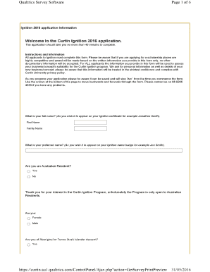 Fillable Online business curtin edu Page 1 of 6 Qualtrics Survey ...