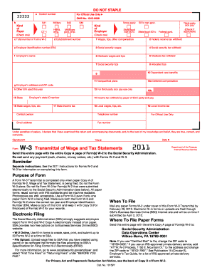 Fillable Online Use this form to transmit Copy A of Form(s) W-2c ...