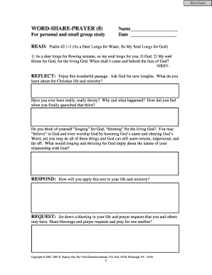 Fillable Online church smlcs GUIDED BIBLE STUDY For personal and small ...