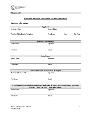 Fillable Online Signature and Acceptance bFormb Fax Email Print - pdfFiller