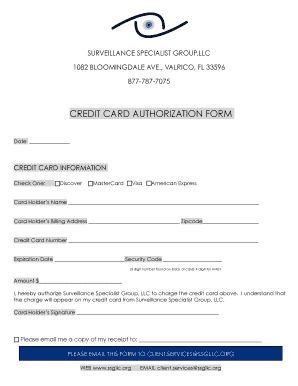 Fillable Online ssg cc authorization form copy.pages Fax Email Print - pdfFiller