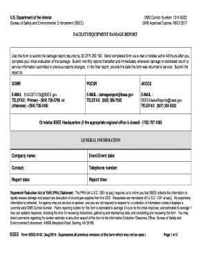 Fillable Online OMB Control Number: 1014-0022 Fax Email Print - pdfFiller