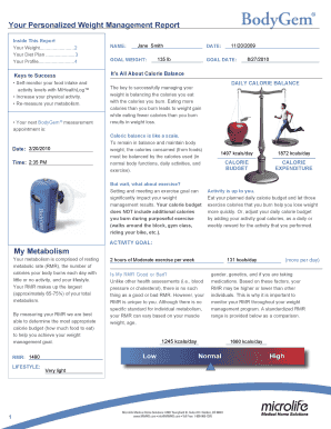 Fillable Online Your Weight Fax Email Print - pdfFiller