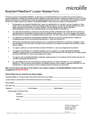 Fillable Online FRM-19-01-F BGMG Locator Release Form Fax Email Print ...