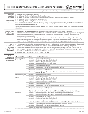 Fillable Online How to complete your StGeorge Margin Lending - StGeorge ...