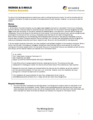 Fillable Online MEMOS & E-MAILS Fax Email Print - pdfFiller