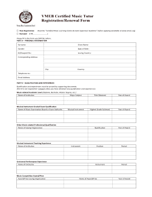 Tutoring Registration Form Template - Page 2 | pdfFiller