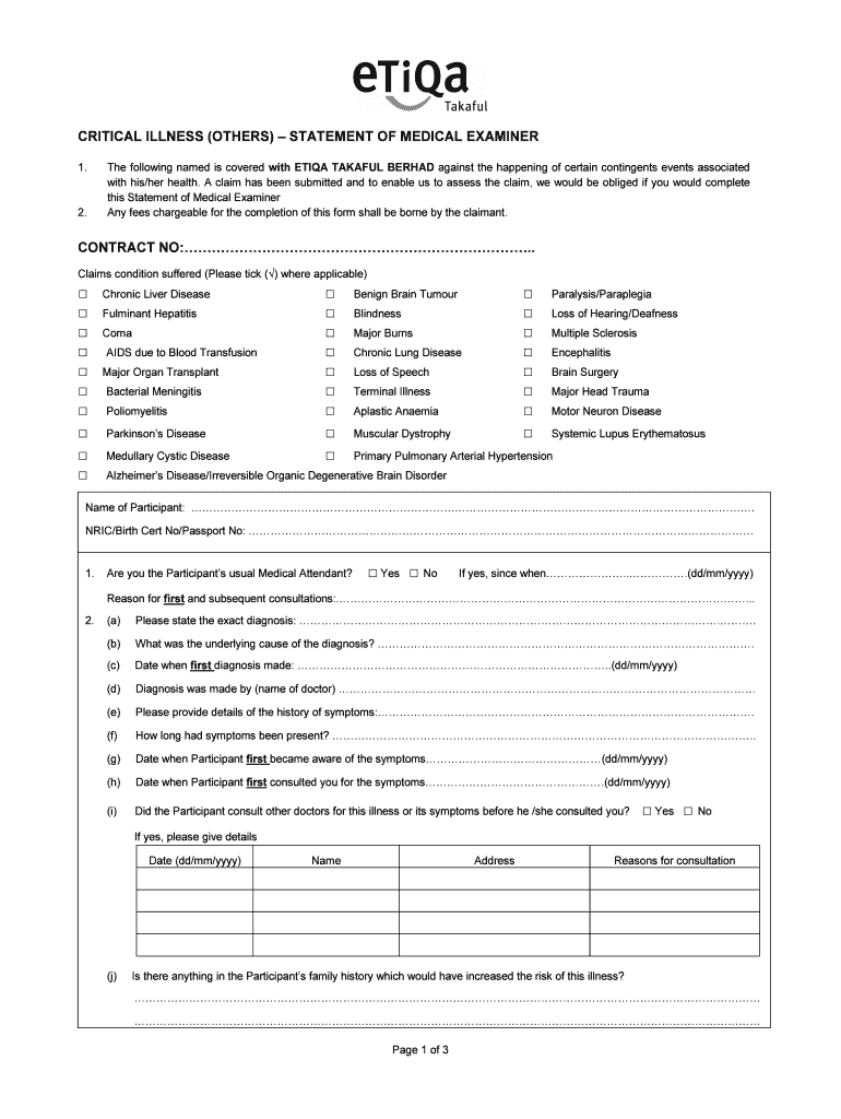 Fillable Online ETB-CI- Statement of Medical Examiner-Othersdoc Fax ...