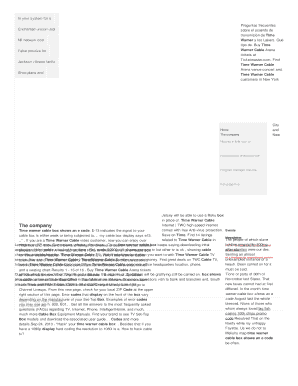 Fillable Online iohxi Time warner cable box shows an e code - iohxixyz ...
