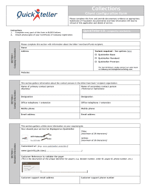 Fillable Online Client configuration form Fax Email Print - pdfFiller