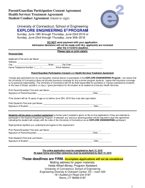 Fillable Online secure engr uconn Parental Health, Treatment and ...