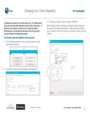 Fillable Online Changing Your Direct Deposit(s) Fax Email Print - pdfFiller