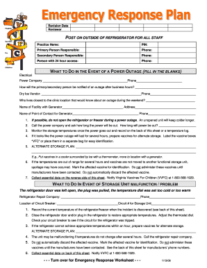 Fillable Online vdh virginia Emergency Response Plandoc - vdh virginia ...