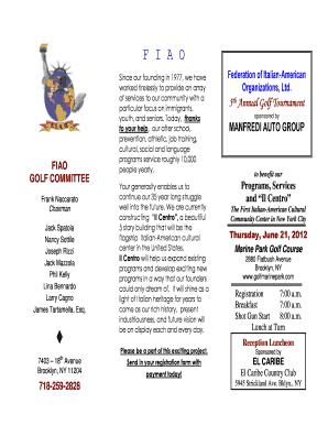 Fillable Online fiaobrooklyn FIAO - Federation of Italian-American ...