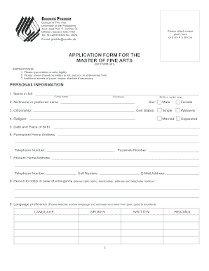 Fillable Online mfa-application-form Fax Email Print - pdfFiller