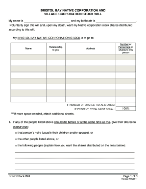 Fillable Online bbnc BRISTOL BAY NATIVE CORPORATION AND VILLAGE CORPORATION Fax Email Print ...