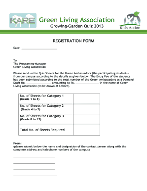 Fillable Online greenlivingasc Green Living Association GrowingGarden ...