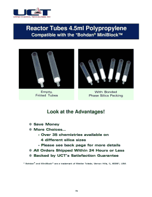 Fillable Online Reactor Tubes 45ml Polypropylene - bNTKb bKemib Fax ...