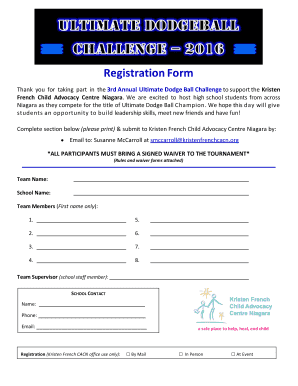 Fillable Online kristenfrenchcacn Registration Form - Kristen French ...