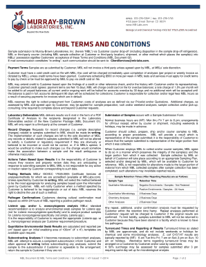 Fillable Online Sample submission to Murray-Brown Laboratories, Inc Fax ...