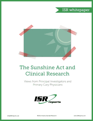 Fillable Online The Sunshine Act and Fax Email Print - pdfFiller