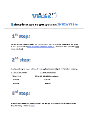 Fillable Online indiavisas org 3simple steps to get you an INDIAVISA ...