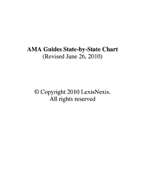Ama Guides State By State Chart - Fill Online, Printable, Fillable ...
