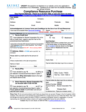 Fillable Online Easy Payment Methods Fax Email Print - pdfFiller