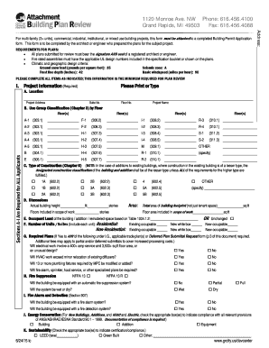Fillable Online grcity Building Plan Review Attachment Fax Email Print ...