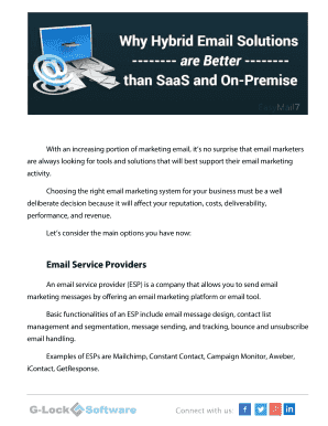 Fillable Online With an increasing portion of marketing email, its no ...