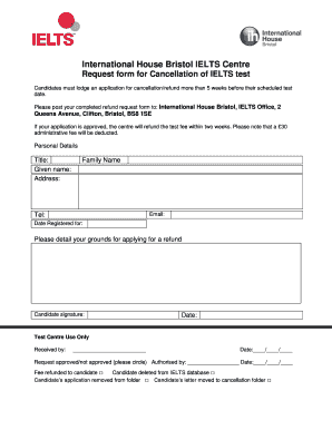 Fillable Online International House London Fax Email Print - pdfFiller