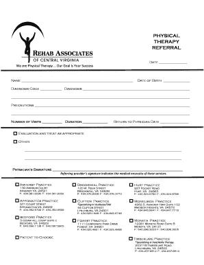 Fillable Online Electronic Referral Form Fax Email Print - pdfFiller