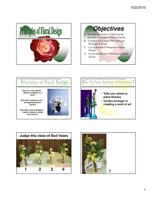Fillable Online Microsoft PowerPoint - Principles of Floral Design PP ...