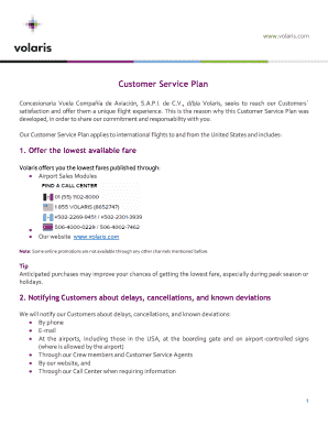 Fillable Online Customer Service Plan Fax Email Print - pdfFiller