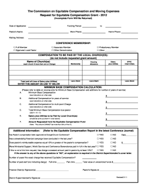 Fillable Online coastalbendumc 2012 Eq Comp Request Form Revised.xls Fax Email Print - pdfFiller