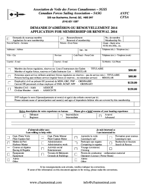 Fillable Online Blank Form CFSA 2014doc Fax Email Print - pdfFiller