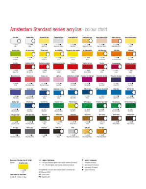 Fillable Online tempera Amsterdam Standard series acrylics - colour ...