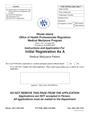 Fillable Online Initial Registration As A - bthegreenscriptbbcomb Fax ...