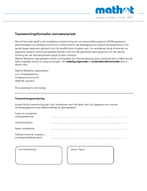 Fillable Online mathot Toestemmingsformulier te downloadendocx Fax Email Print - pdfFiller