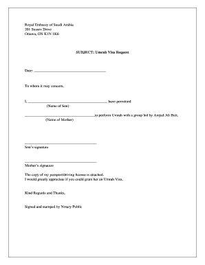 Fillable Online Royal Embassy of Saudi Arabia 201 Sussex Drive Ottawa ...