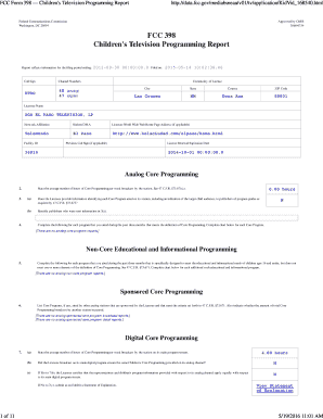 Fillable Online enterpriseefiling fcc FCC Form 398 Children 's ...