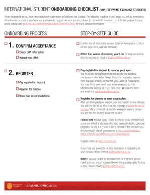 Fillable Online mhc ab Non-fee paying exchange students - Medicine Hat College Fax Email Print ...