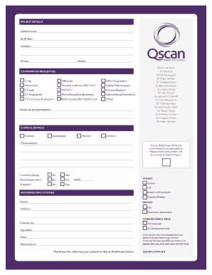 Fillable Online BQscanb A5 General Referral Pad FORM Fax Email Print - pdfFiller
