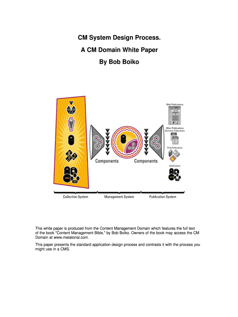 Fillable Online CM System Design Process Fax Email Print - pdfFiller