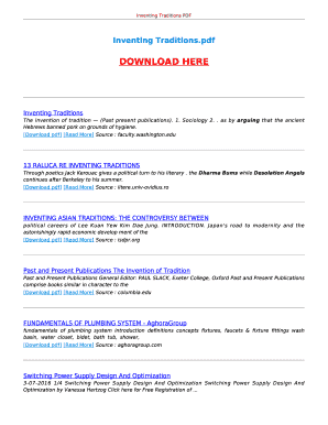 Fillable Online pdfcrop INVENTING TRADITIONS INVENTING TRADITIONS ...