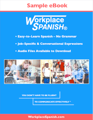 Fillable Online EBook Web Sample - Workplace Spanish Fax Email Print ...