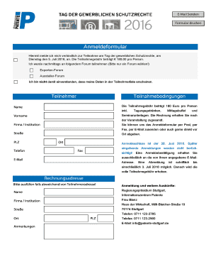 Fillable Online patente-stuttgart Anmeldeformular - bpatenteb ...