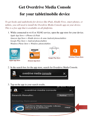 Fillable Online jacksonvillepubliclibrary Get Overdrive Media Console ...
