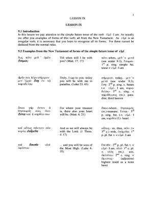 Fillable Online is888 LESSON IX 9.2 Examples from the New Testament of ...